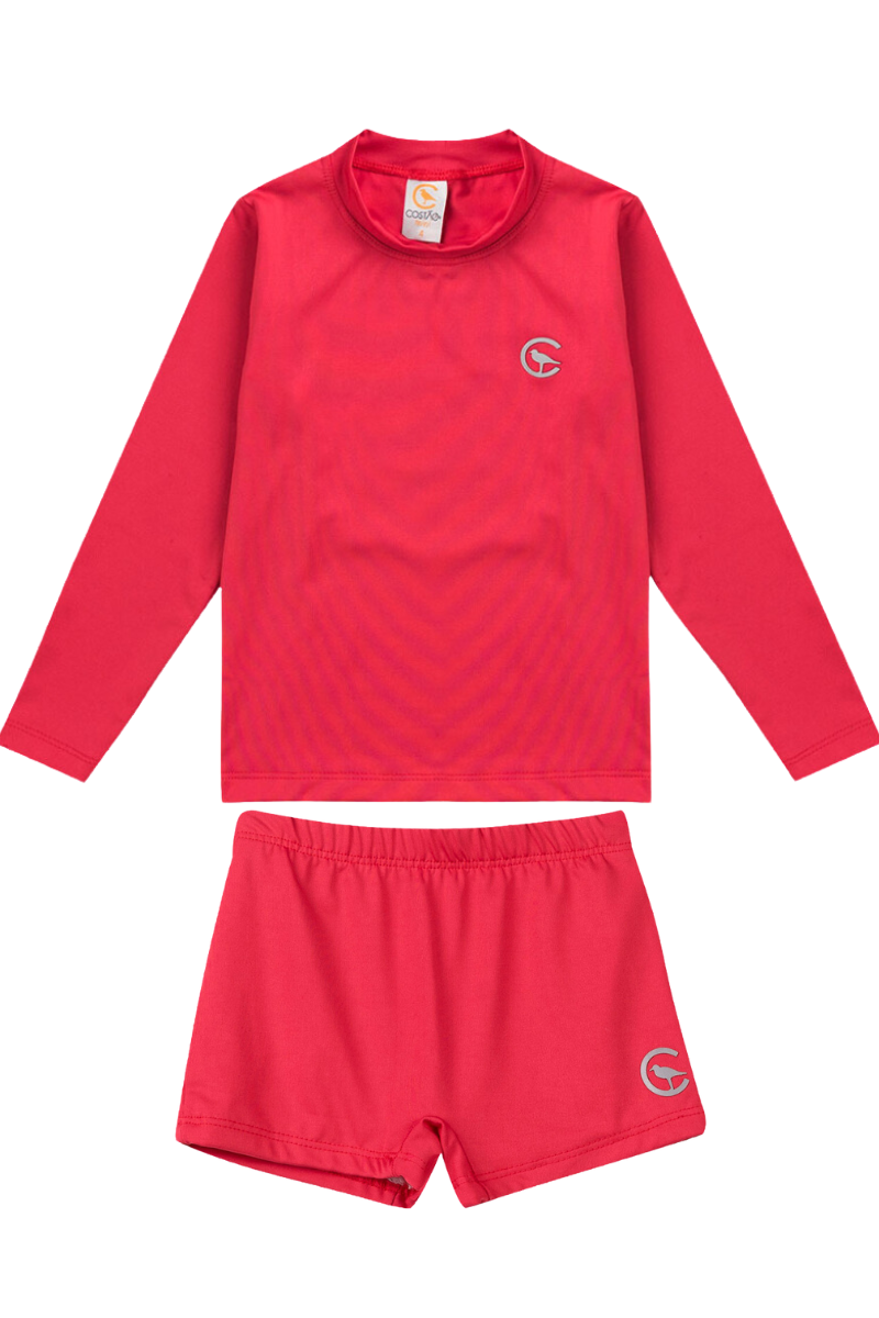 Conjunto Infantil Manga Longa UV 50+ Basic
